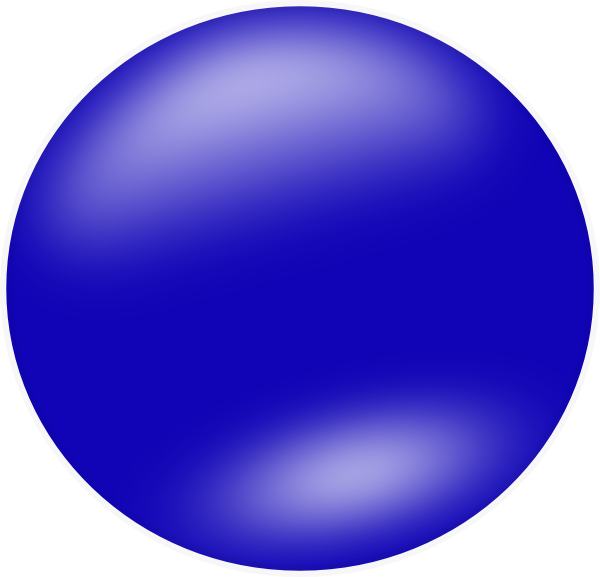Small - Circle Shape Blue (600x577), Png Download