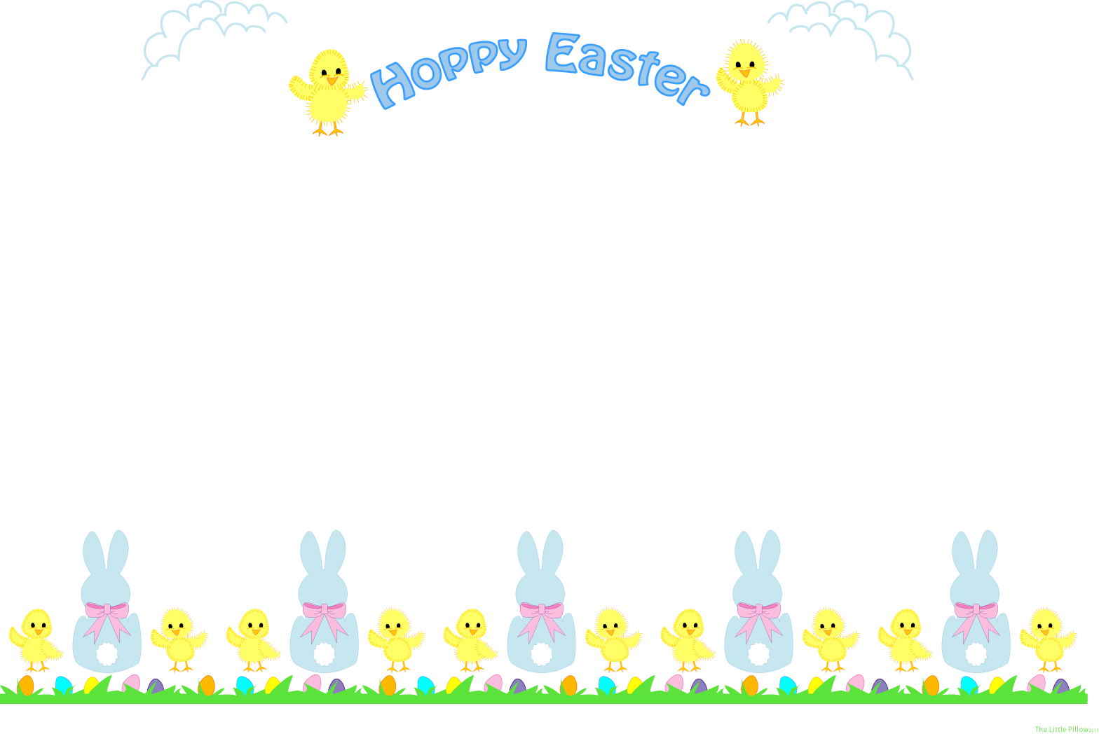 Download Png - Transparent Easter Frames Borders (1568x1048), Png Download