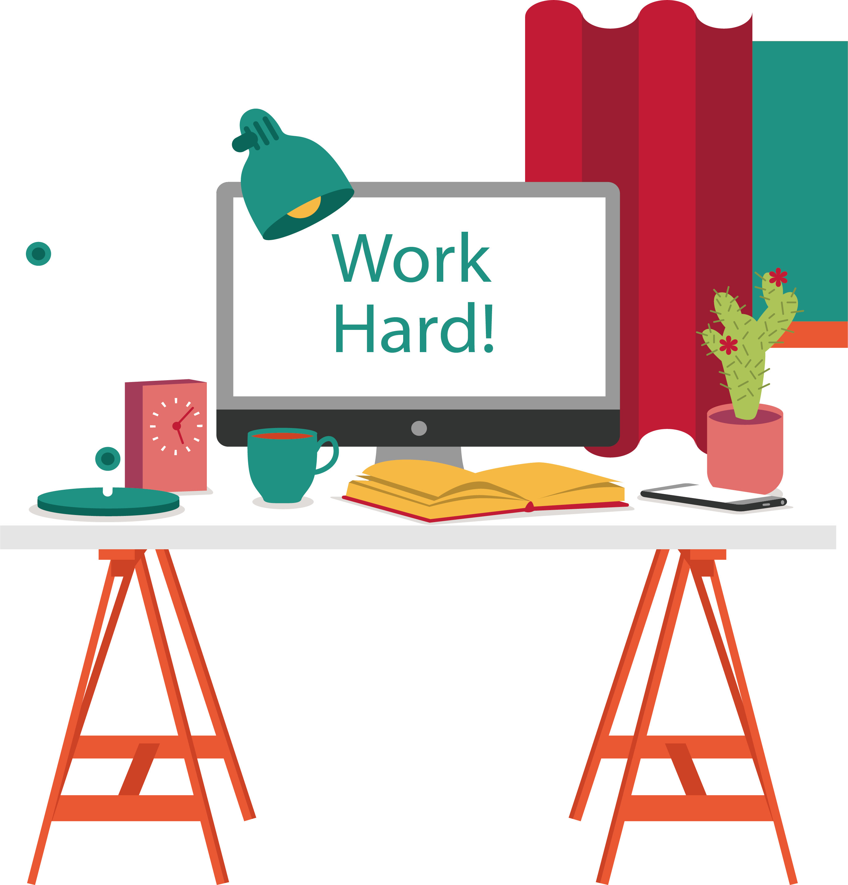 Clip Art Hard Work Posters Transprent Png - Clip Art (2747x2868), Png ...