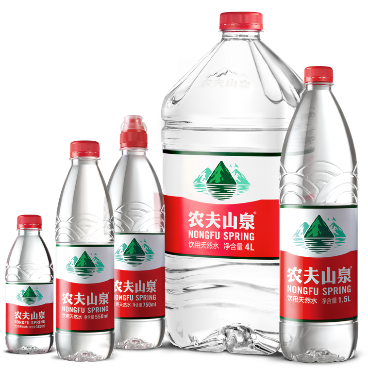 Nongfu Spring's Bottled Water - Nongfu Spring (888x800), Png Download