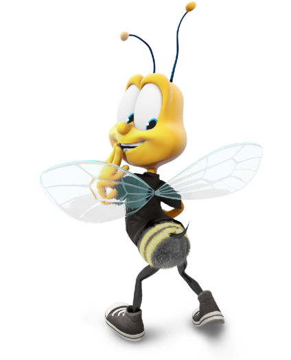 Maya The Bee Movie - Honey Nut Cheerio Bee (500x608), Png Download