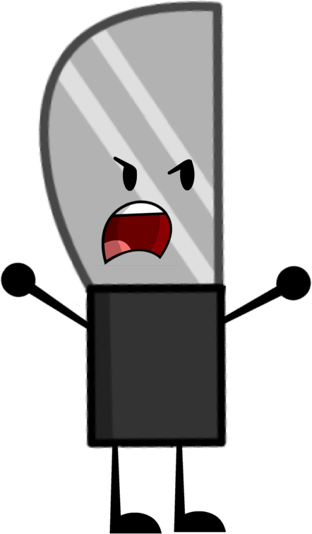 Dumb Knife - Knife Bfdi (442x755), Png Download