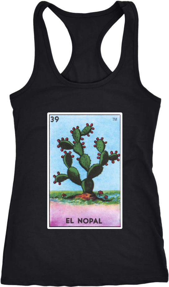 El Nopal Racerback Tank Top - Ebern Designs 'el Nopal Cactus' Graphic ...