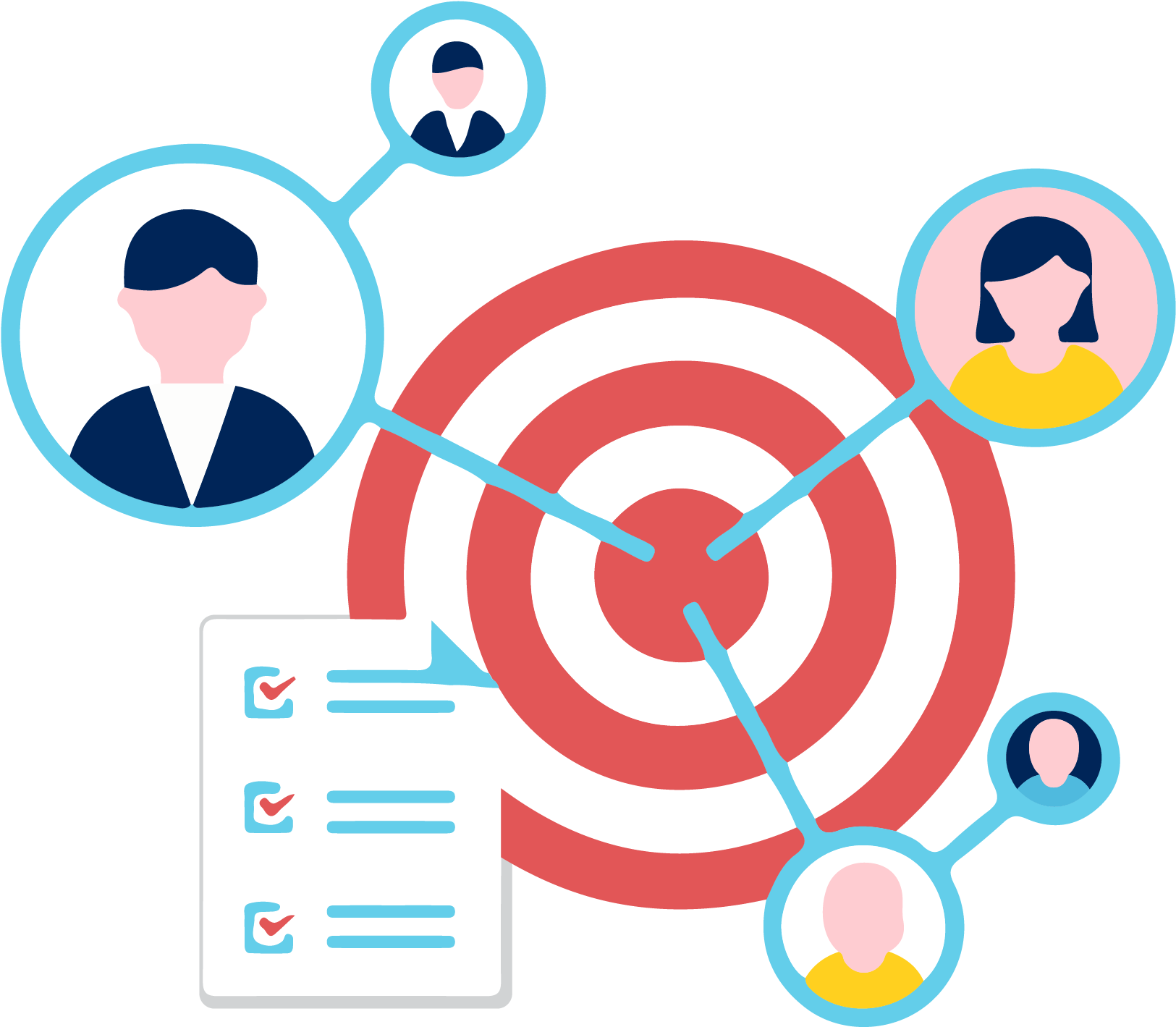 Target-market - Lead Generation (2500x1667), Png Download