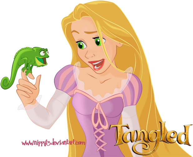 By Nippy On Deviantart Tangledrapunzel - Rapunzel Tangled 2d (700x635 ...