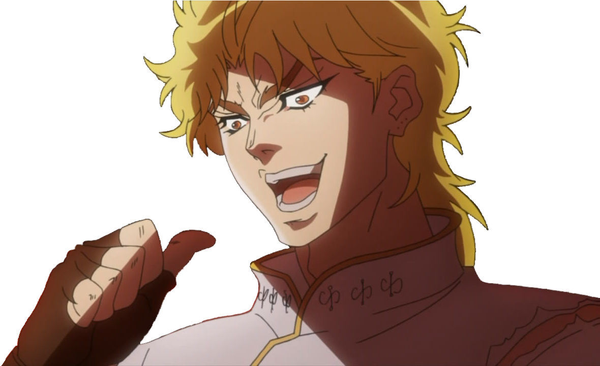 Jojo's Bizarre Adventure - Me Dio Transparent (1280x720), Png Download