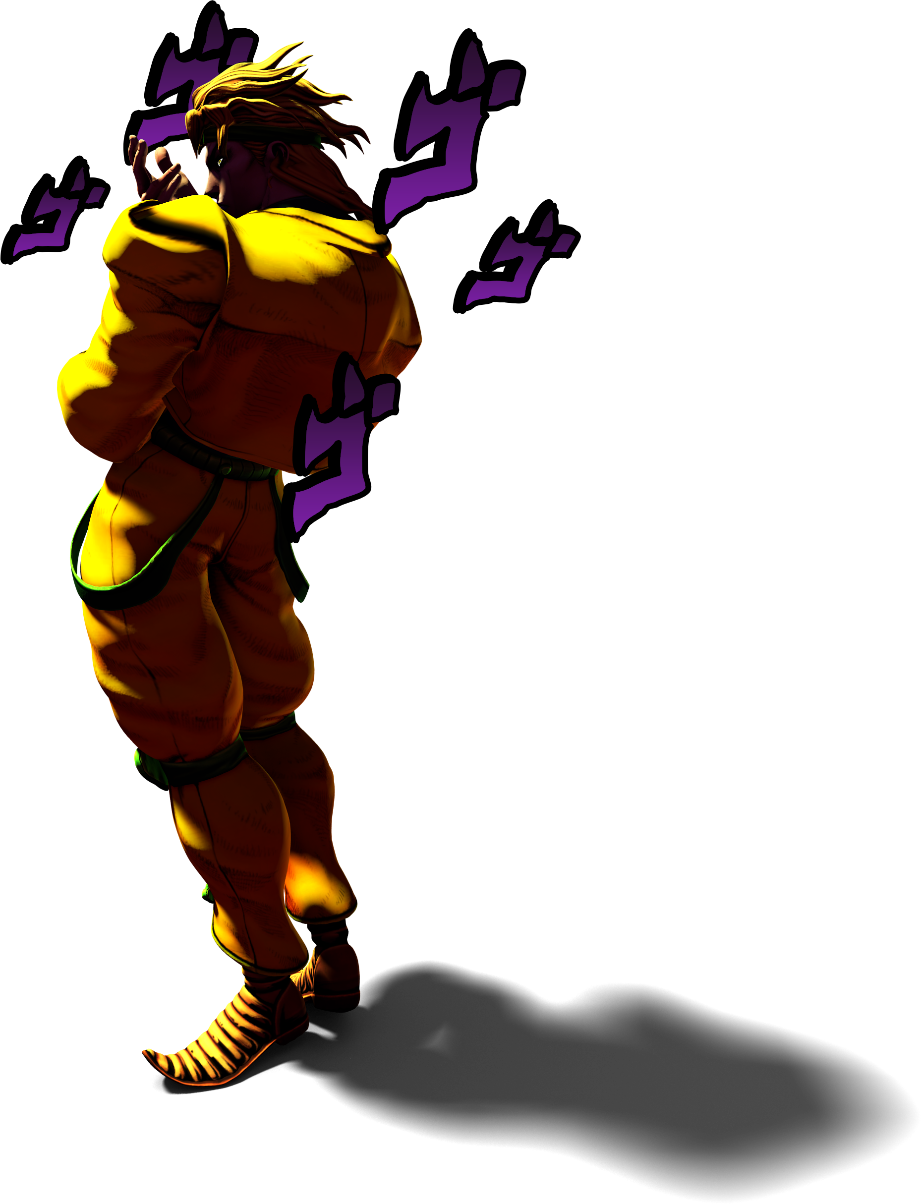 Blender] Dio In His Shadow Dio Pose By Maxigamer On - Shadow Dio Pose ...