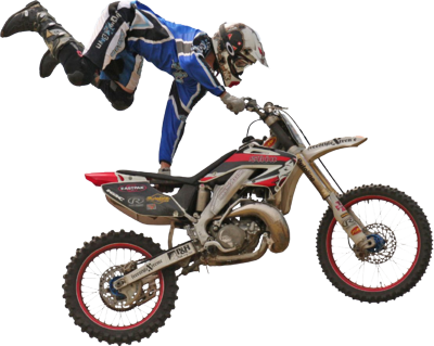 Biker Transparent Png - Bike Stunt Images Png (400x319), Png Download