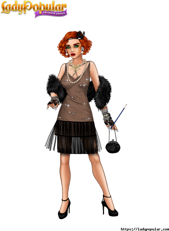 Image - Lady Popular (600x800), Png Download