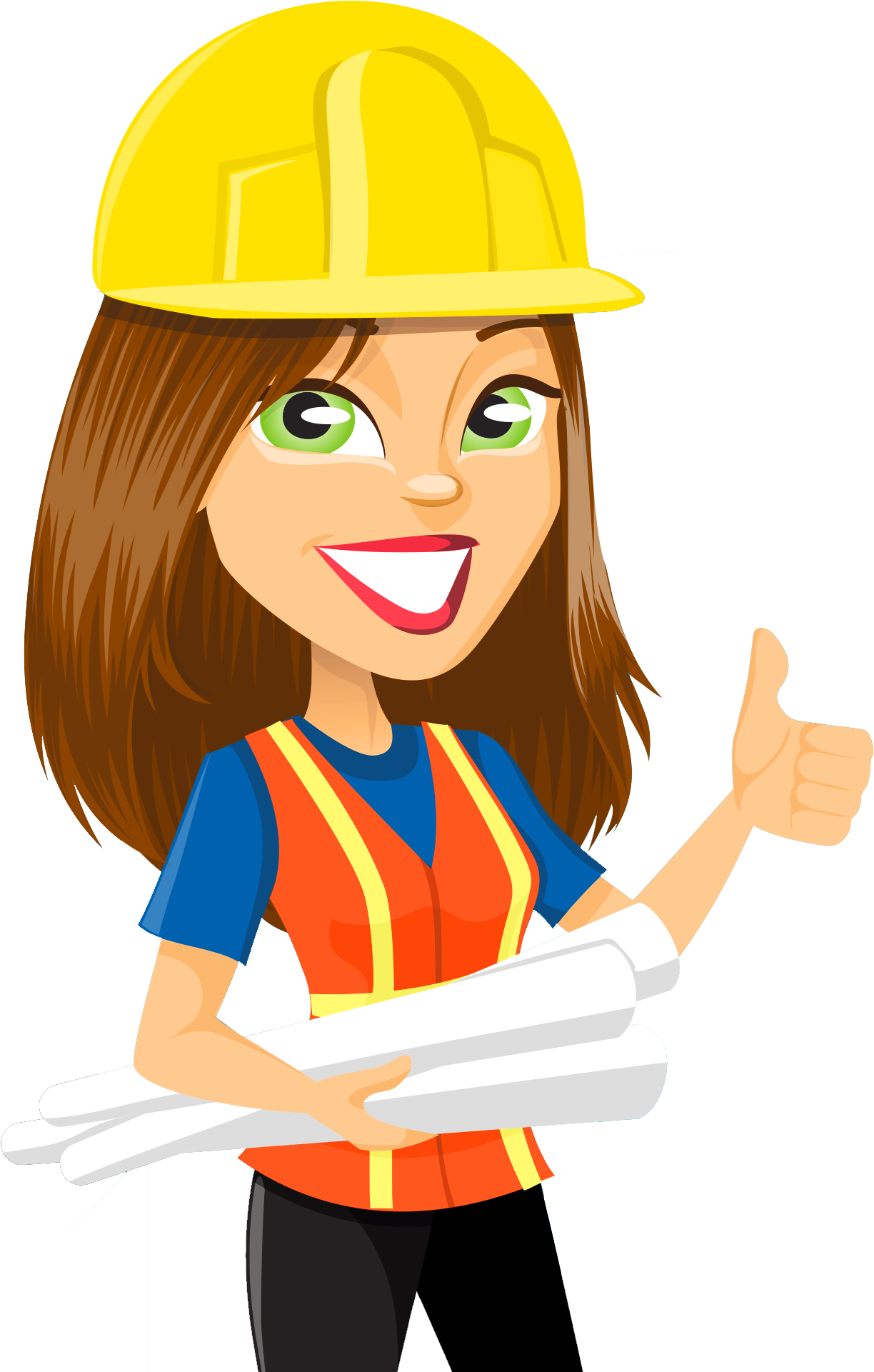 Woman Engineer Vector Png Transparent Image - Woman Engineer Clipart ...