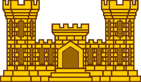 Army Engineer Branch (542x318), Png Download