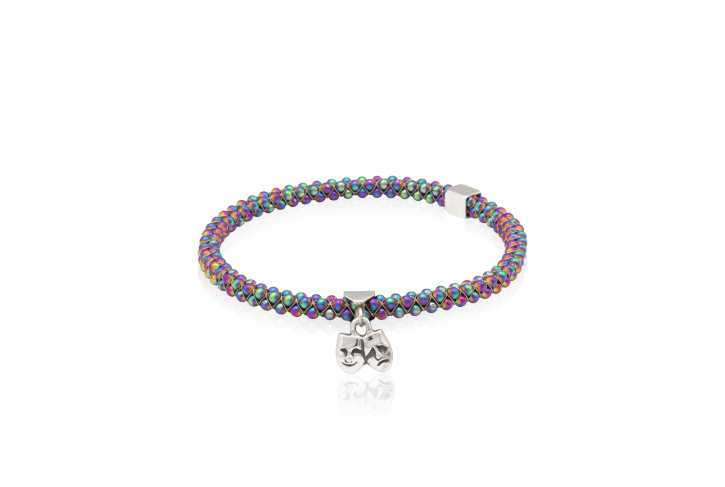 Mardi Gras Mask Chromatic Bangle - John Humphries Designs Mardi Gras ...