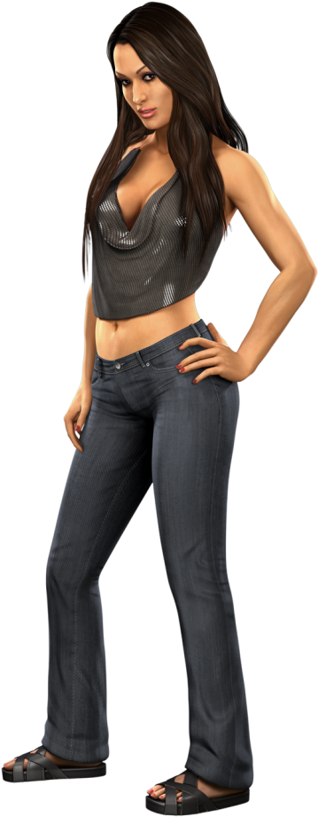 Svr2011 Render Nikkibella - Smackdown Vs Raw 2011 Divas (475x949), Png ...