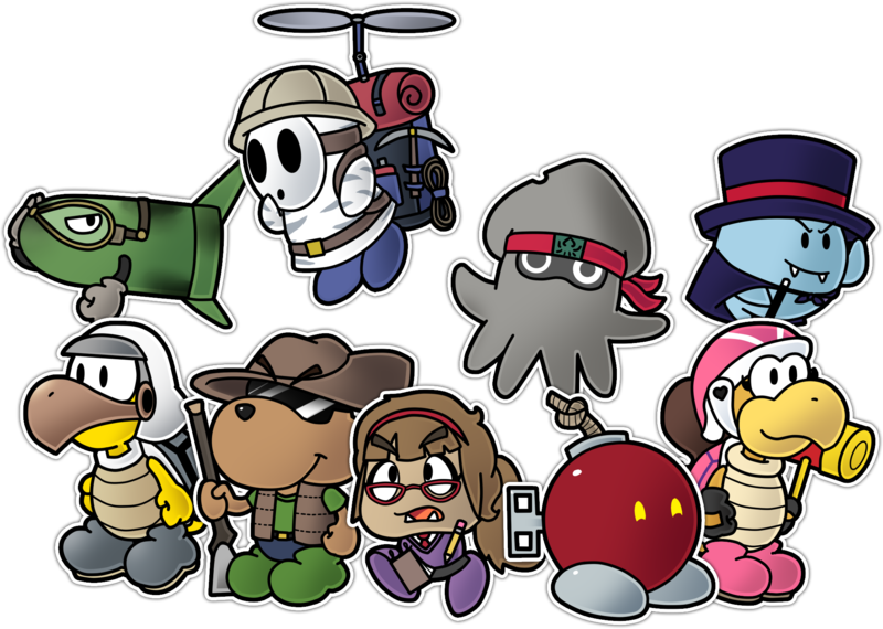 Download Paper Mario - Paper Mario Goomba Partner | Transparent PNG ...