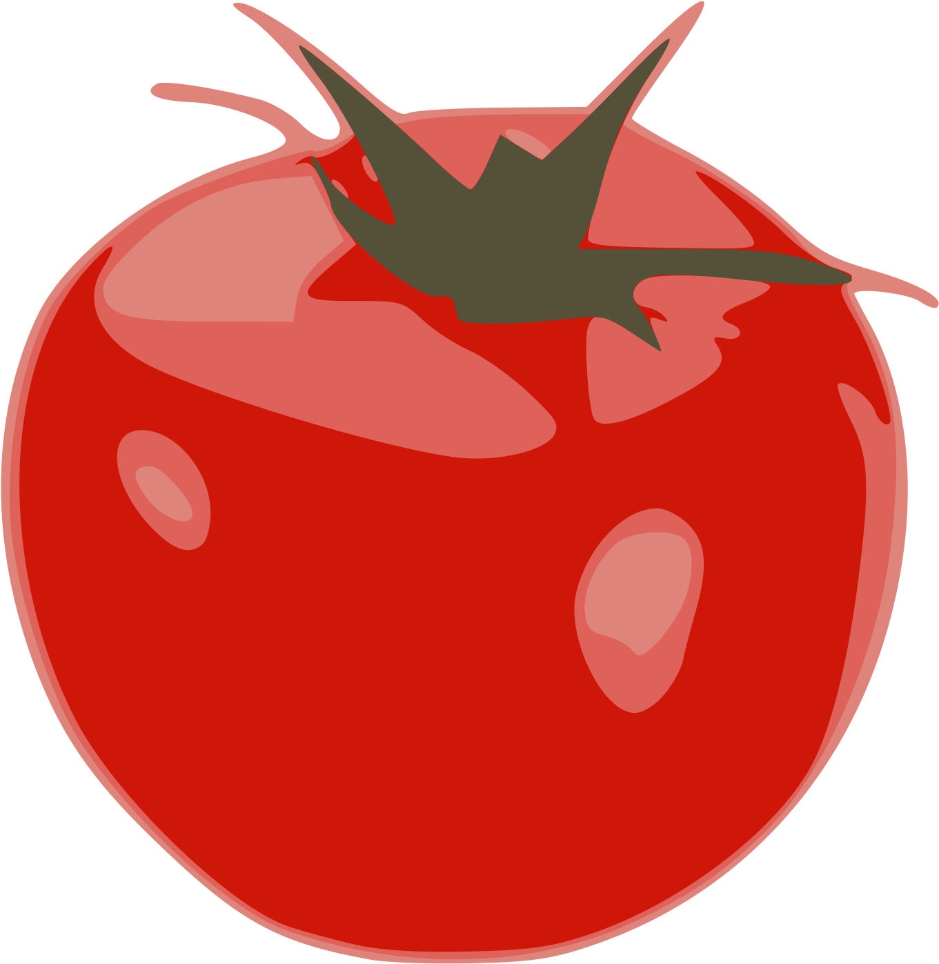 Tomato By Yamachem - Tomato Clipart (2000x2000), Png Download