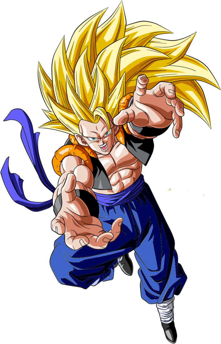 Gogeta Transparent Vegito Vector Royalty Free Download - Dragon Ball ...