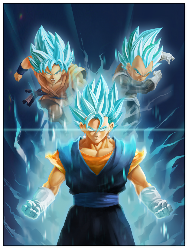 Super Saiyan - Vegito - Poster - Poster - Tl01280po - Fashion Women/men ...