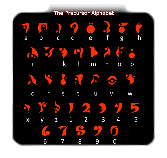 Download Precursor Alphabet | Transparent PNG Download | SeekPNG