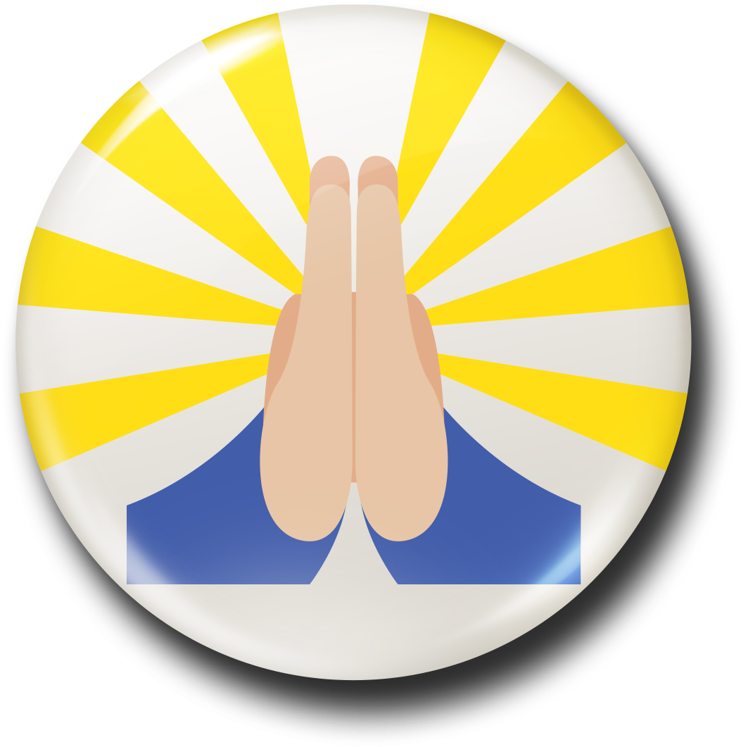 Pray Emoji - Praying Hands Emoji Png (600x600), Png Download