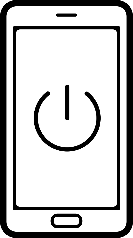 Power Symbol On A Mobile Phone Screen Comments - Mobil Phone Sms Icon ...