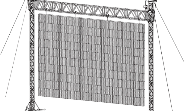 Download Led Wall Truss - Truss | Transparent PNG Download | SeekPNG
