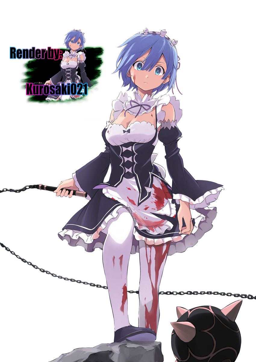 Download Re - Zero - Rem - [render] By Kurosaki021 On Deviantart - Re ...