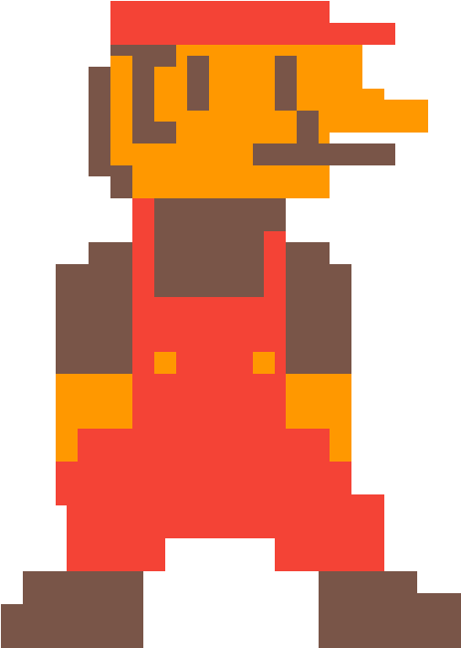 Download 8 Bit Mario - Teddy Bear | Transparent PNG Download | SeekPNG