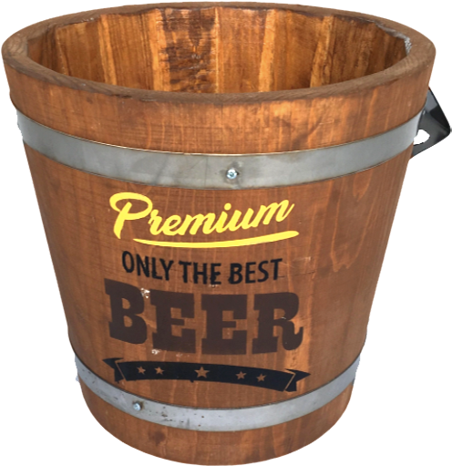 Download Wooden Bucket “ - Beer | Transparent PNG Download | SeekPNG