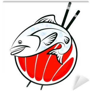 Sushi Fish Logo (400x400), Png Download