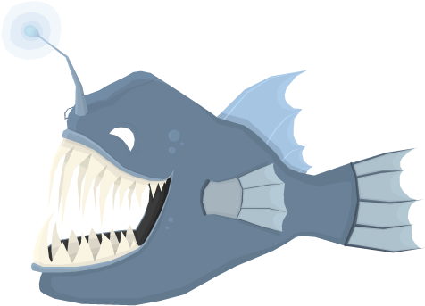 Download Angler Fish Vector Png | Transparent PNG Download | SeekPNG