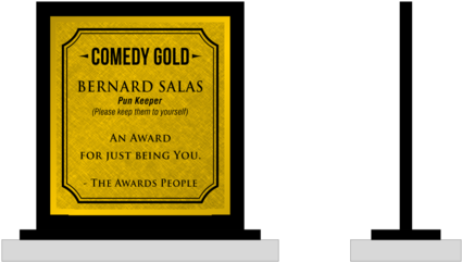 Comedy Gold Plaque - Graphics (480x480), Png Download