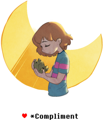Fanart Frisk Undertale Froggit Never Not Do Pacifist - Cartoon (500x567 ...