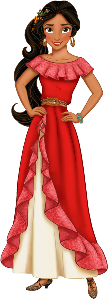 Princess Elena Of Avalor - Elena Of Avalor (516x1237), Png Download