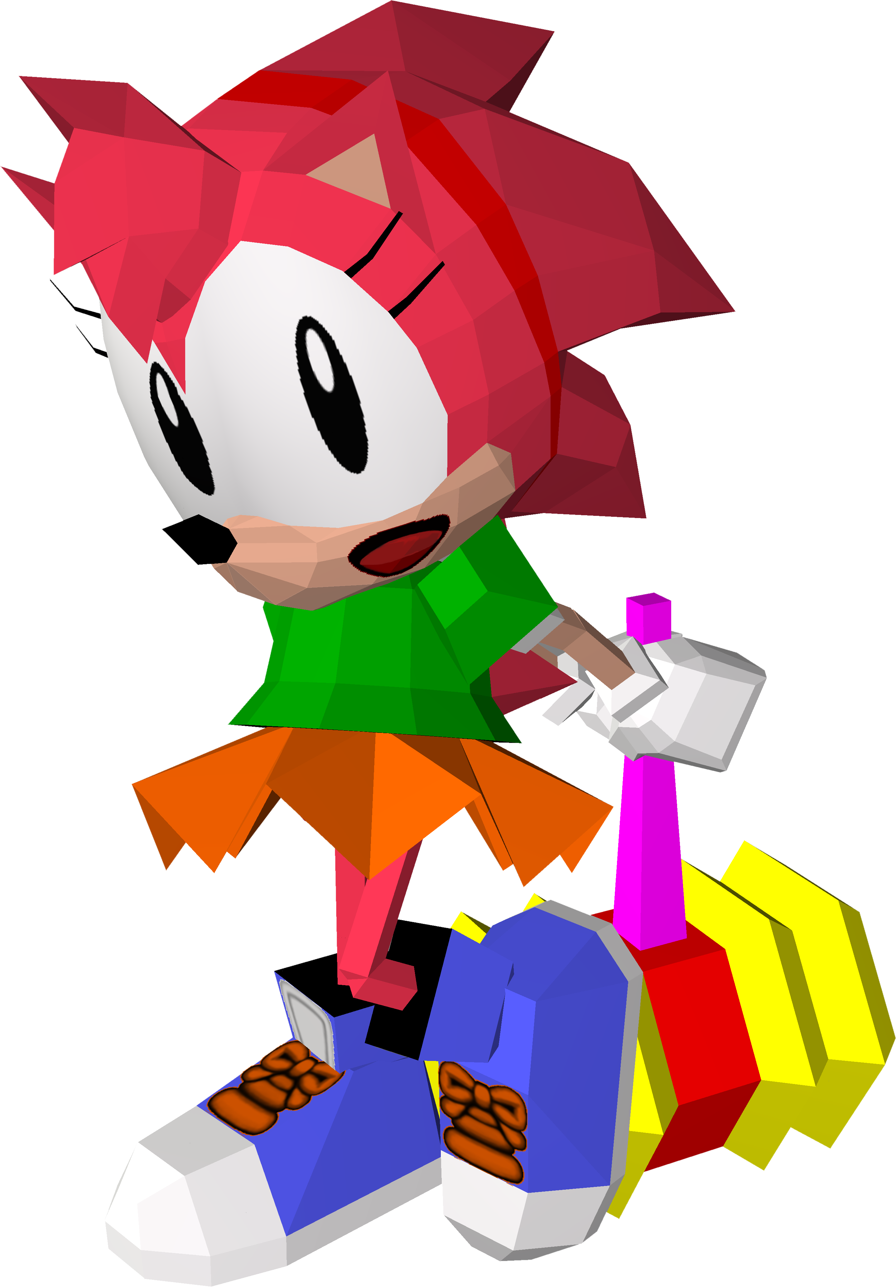 Sonic The Fighters With Hammer - Sonic Generations Amy (2874x4127), Png ...