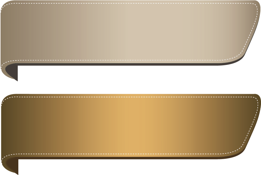 View Full Size - Brown Ribbon Banner Png (917x648), Png Download