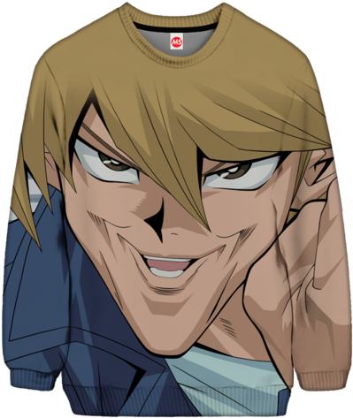 Angry Joey Sweatshirt - Yugioh Nyeh (408x480), Png Download
