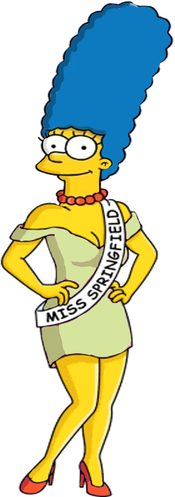 Download Bart Simpson As Miss Springfield | Transparent PNG Download ...
