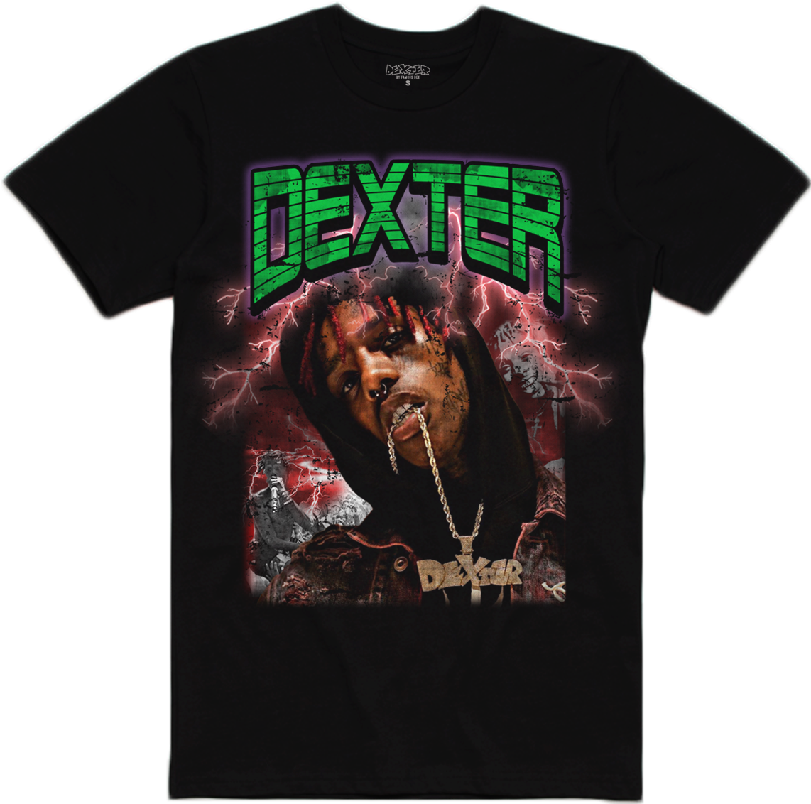 Dexter Thunderstorm T-shirt - Transparent Famous Dex Png (1500x1500 ...