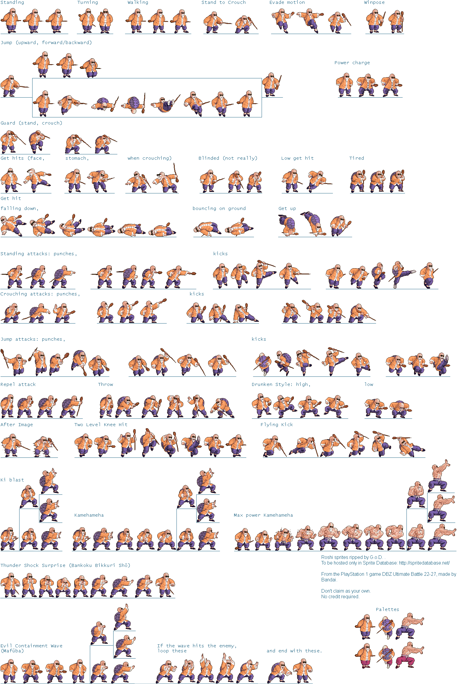 Download Click To View Full Size - Sprites Dragon Ball | Transparent ...