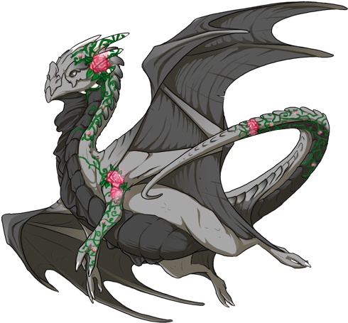 Vrua7b - Nocturne Female Flight Rising (500x500), Png Download