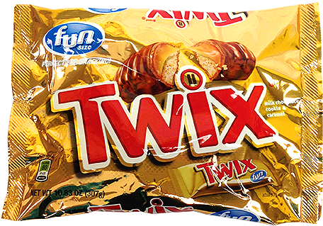 Twix Fun Size Candy Bars - Twix Funsize 6 Pack (500x500), Png Download