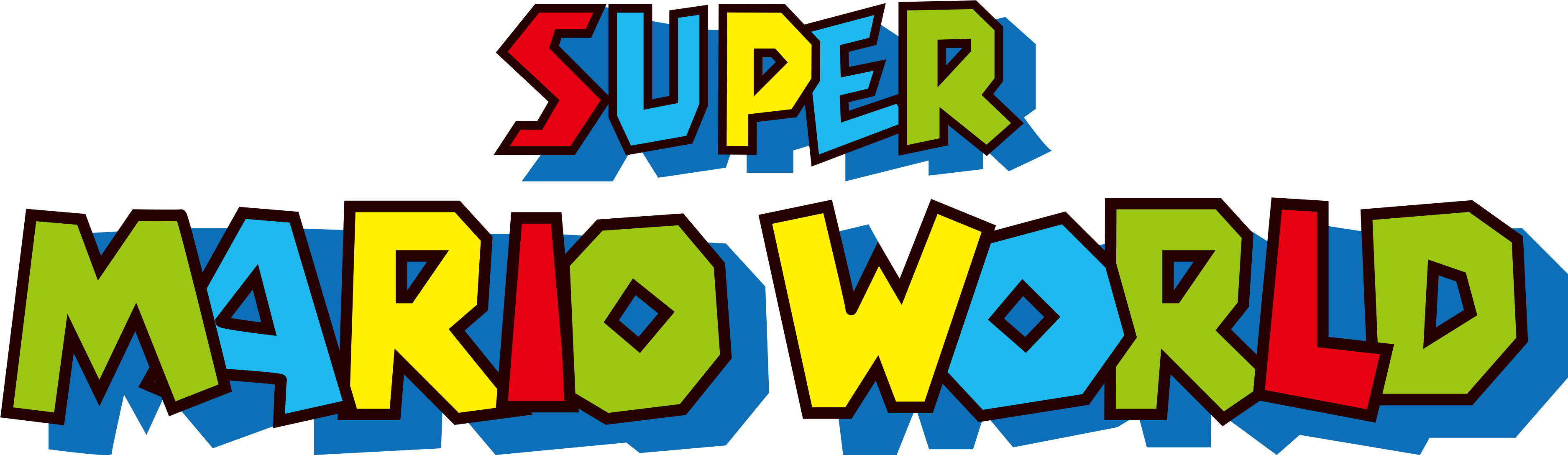 Download Super Mario World - Super Mario Snes Logo | Transparent PNG ...