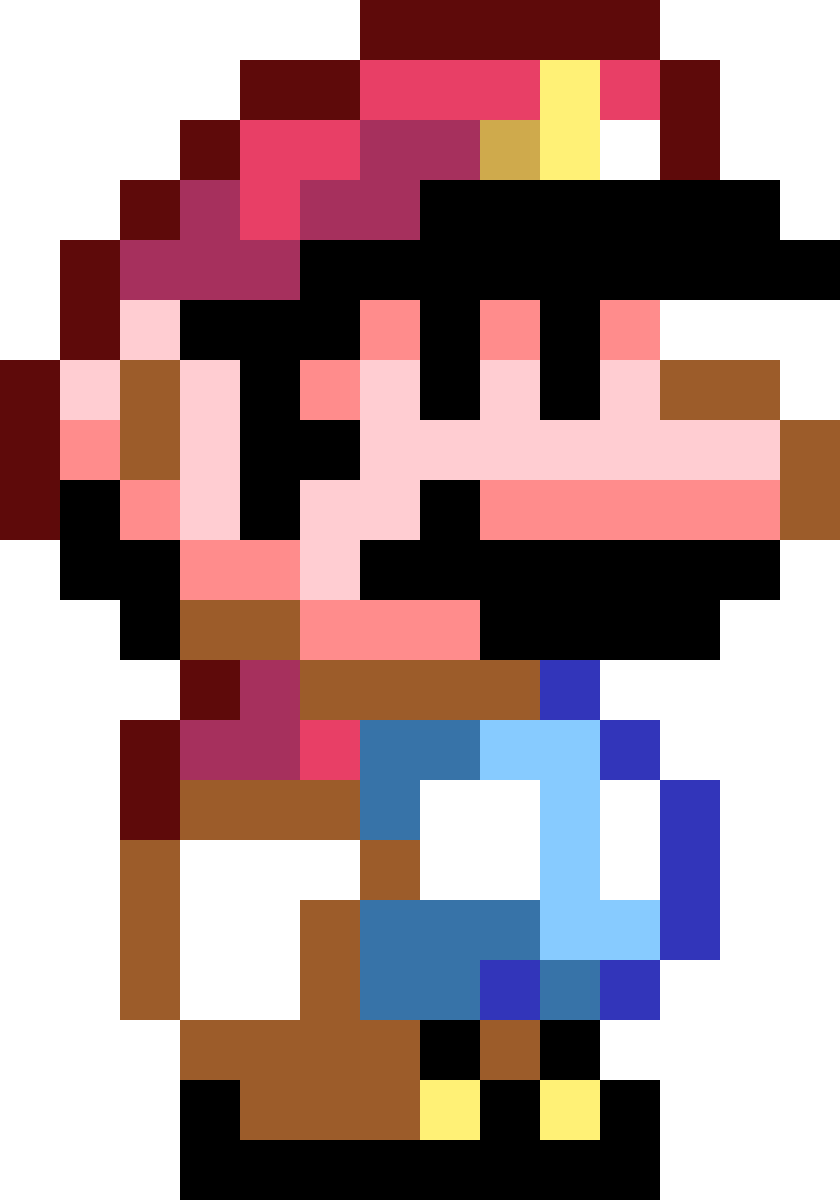 Small Mario - Mario From Super Mario World (840x1200), Png Download