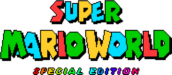 [mario Builder] Super Mario World - Super Mario World Title Screen Gif ...