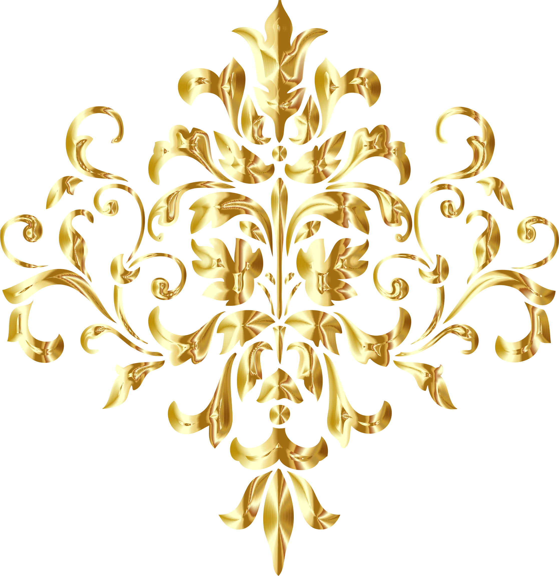 Big Image - Gold Design Transparent Background (2234x2298), Png Download