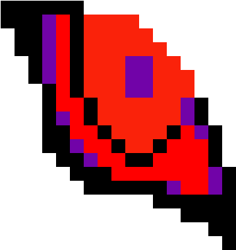 Demonic Cat Eye - Evil Eyes Pixel Art (960x520), Png Download