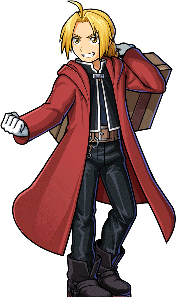 Story Character-edward Elric 002 Render - Cartoon (800x1200), Png Download