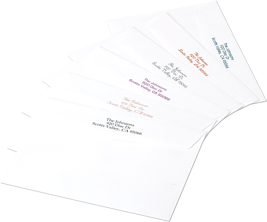 Return Address Imprinting - Print Return Address Label Envelope Back ...