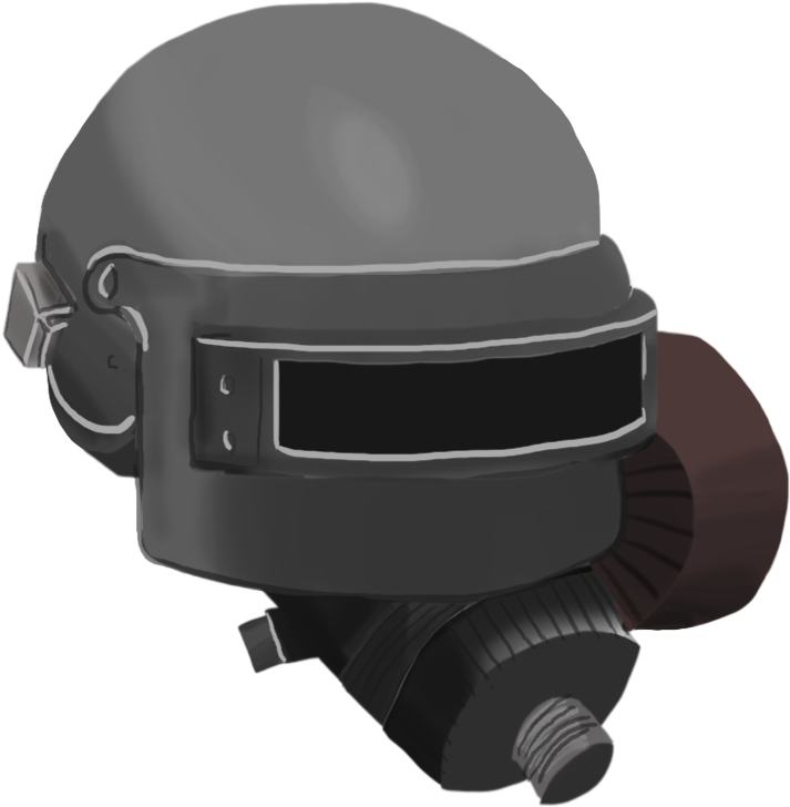 Playerunknown S Battlegrounds By - Pubg Lvl 3 Helmet Drawing (800x800 ...