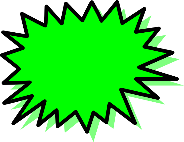 Blank Pow Clip Art (600x465), Png Download